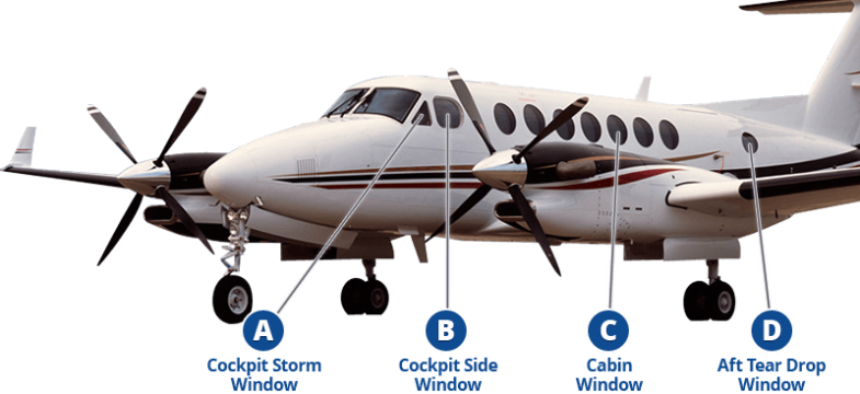 Beechcraft King Air Replacement Windows | Avocet Aviation